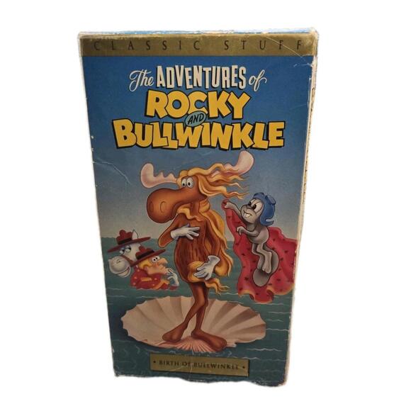 Media | The Adventures Of Rocky And Bullwinkle Birth Of Bullwinkle Vhs ...